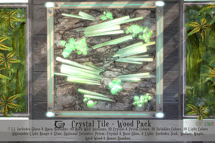 Second Life Marketplace - Crystal Tile Set- Wood Pack